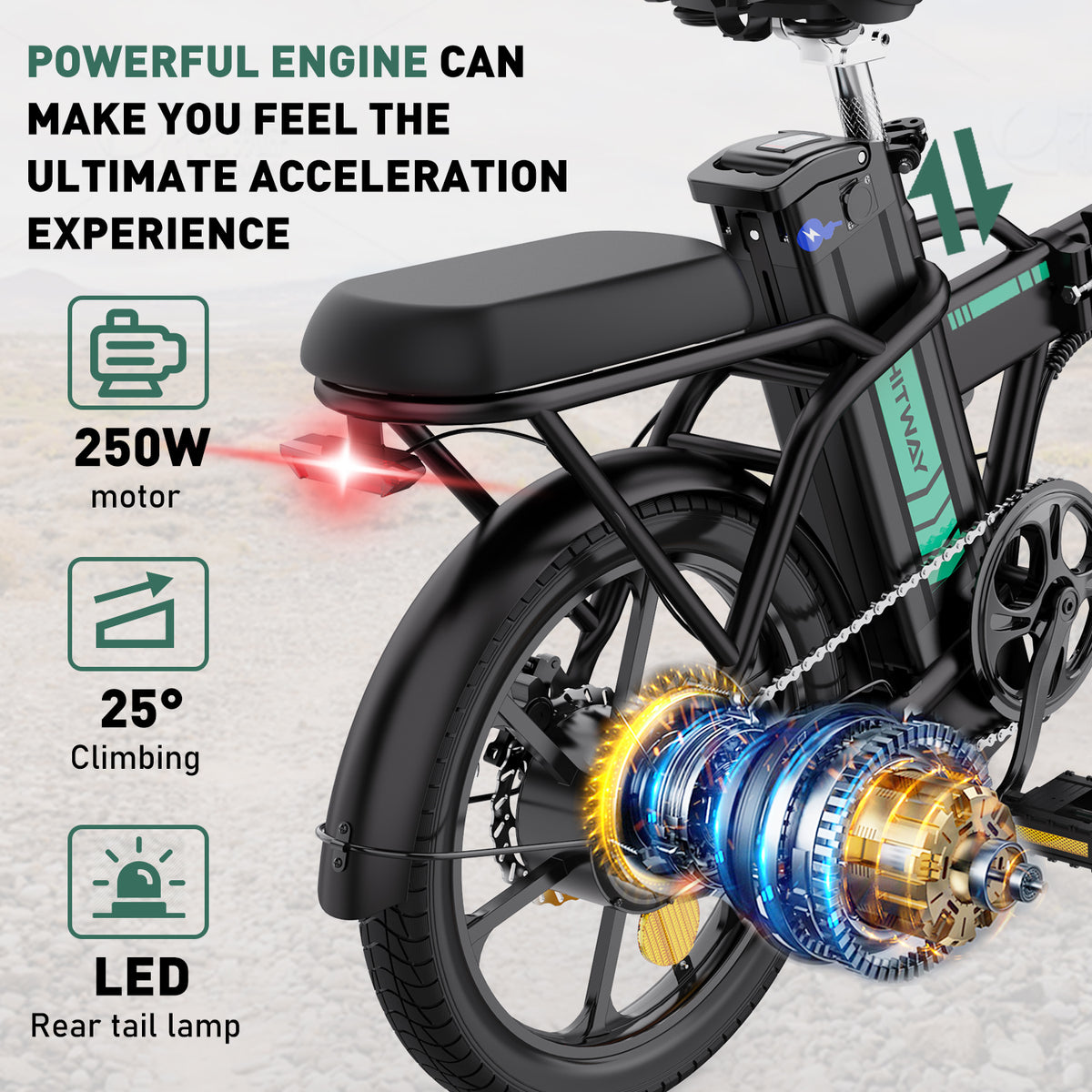 BK5 Folding Electric Bike | HITWAY Ebike