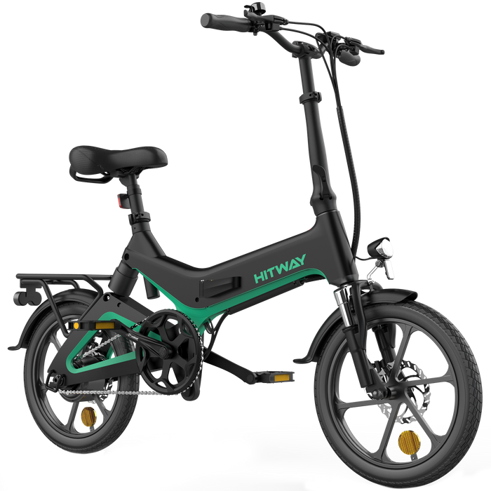 HITWAY BK2 Folding Ebike 16 inches mini ebike for adult and teenager ...