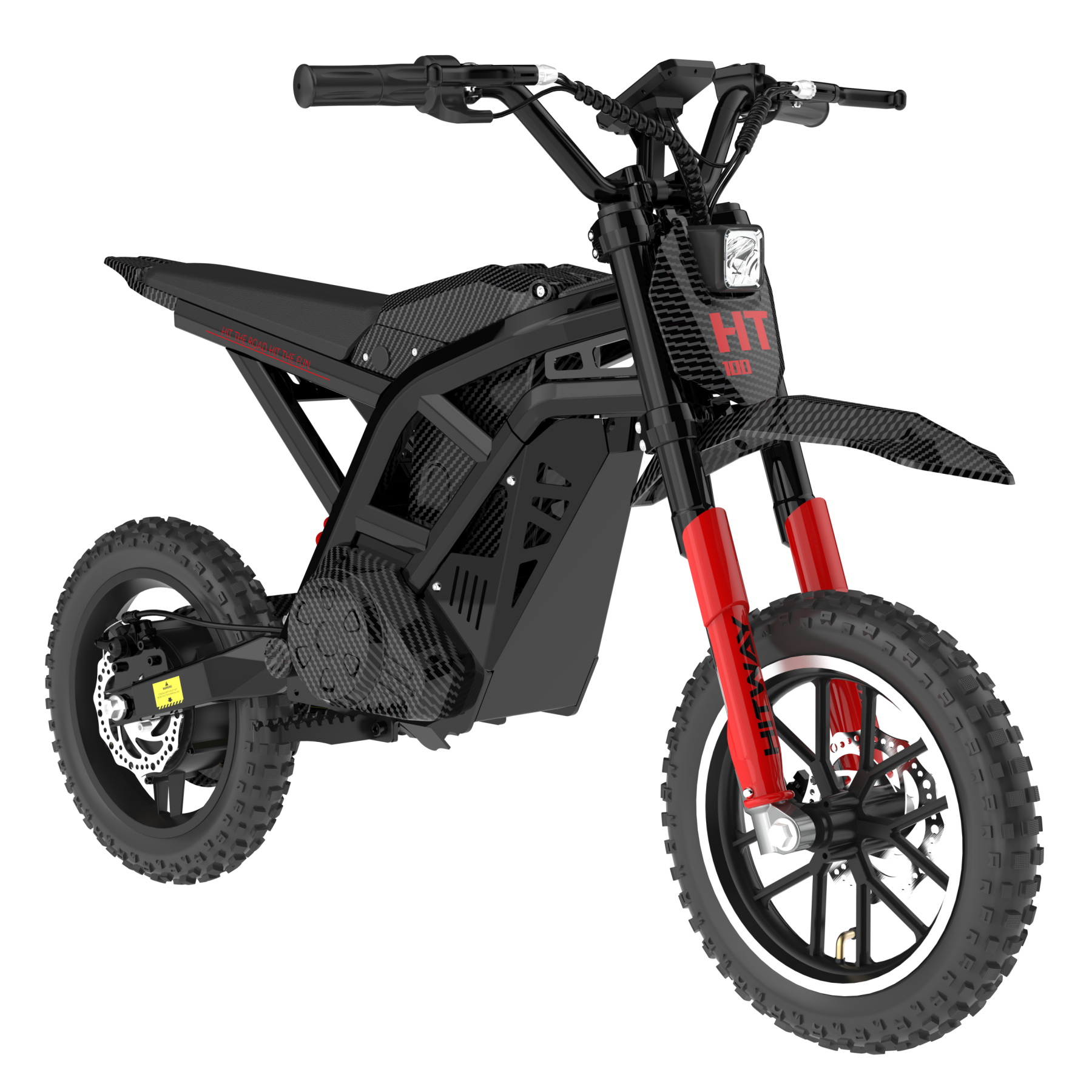 HT100 elektrische crossmotor voor kinderen, 400W motor, 3 ...